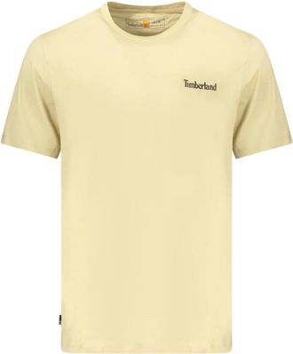 Timberland Homme, Tops, Beige, Taille: 3XL T-shirt &agrave; Manches Courtes