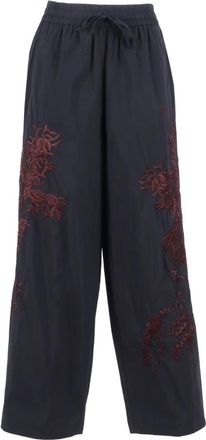 P.A.R.O.S.H. P.a.r.o.s.h., Femme, Pantalons, Noir, Taille: 38 FR Pantalon Large Ninja