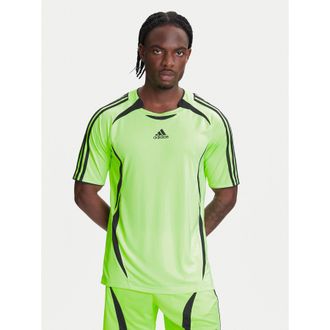adidas T-Shirt Teamgeist adicolor JX1538 Gr&uuml;n Loose Fit