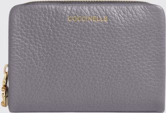 Coccinelle Portefeuille &agrave; deux volets C-Me Softy en cuir grain&eacute; avec zip