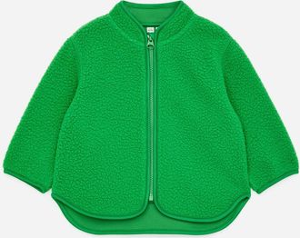 Arket Fleecejacke -Gr&uuml;n