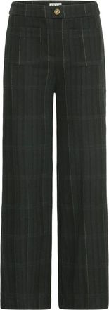 Ichi Ichi, Femme, Pantalons, Noir, Taille: 44 FR Ihkate Woolley PA Bukser