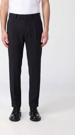 Pantaloni Torino Pantalon de tailleur slim fit &agrave; pinces en coton stretch