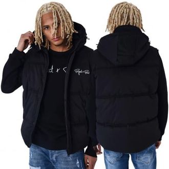 Project X Paris Blouson matelass&eacute; sans manches Capuche Noir S