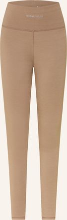 super.natural Tights High Rise Mit Merinowolle beige