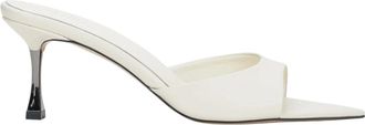Estro & Luminara Femme, Chaussures, Beige, Taille: 40 EU Mules &agrave; Talons Ouverts Pointues