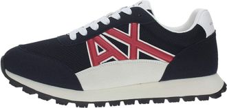 A|X Armani Exchange Male Drop, Lace up Sneaker, Multicolor, 40.5