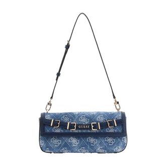 Guess Sac &eacute;paule Dovie en denim de coton m&eacute;lang&eacute;