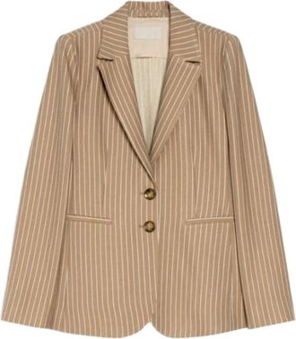 iBlues Femme, Vestes, Brun, Taille: 40 FR Ibluerbanfresco Blazer