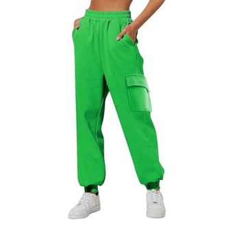 Generico Pantalon de sport pour femme dhiver, pantalon de jogging pour femme avec poches courbes, pantalon de surv&ecirc;tement doux et confortable, pantalon avec co