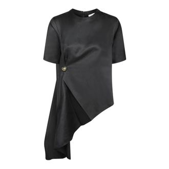Loulou Studio Damen, Blusen & Hemden, Schwarzk, MGr&ouml;&szlig;e