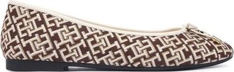 Tommy Hilfiger Ballerinas Th Charm Jacquard Ballerina FW0FW09504 Bunt