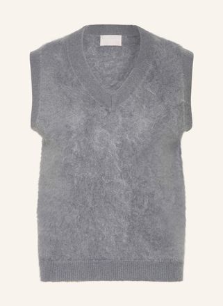 Hemisphere Hemisphere Cashmere-Pullunder grau