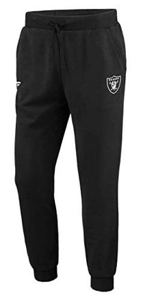 Fanatics Pantalon de jogging NFL Las Vegas Raiders Primary Logo Graphic - Couleur : noir, Noir, M