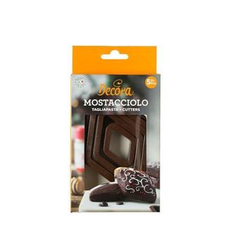 Decora 0255085 5 MOSTACCIOLO AUSSTECHER AUS Plastik, 15x9x4 cm, Braun