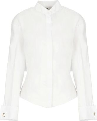 Elisabetta Franchi Damen, Blusen & Hemden, Weiß, MGröße