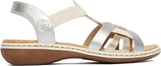 Rieker Sandalen Rieker CEO-65918-91 Silberfarben