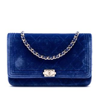 Chanel Pre-owned Wallet on Chain - - Pre-owned - Damen - Blau - ONE SIZE