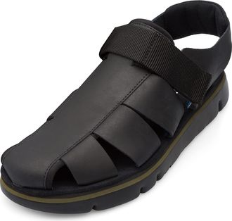 Camper Herren Oruga K100285 Flat Sandal, Schwarz 007, 40 EU