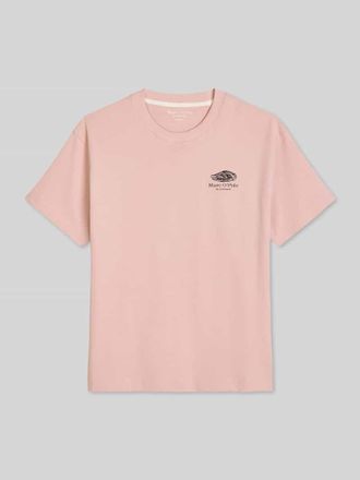 Marc O'Polo Loose Fit T-Shirt aus reiner Baumwolle mit R&uuml;cken-Print