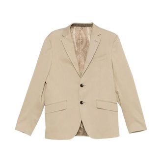 Etro Homme, Vestes, Beige, Taille: XL Blazer Crois&eacute;