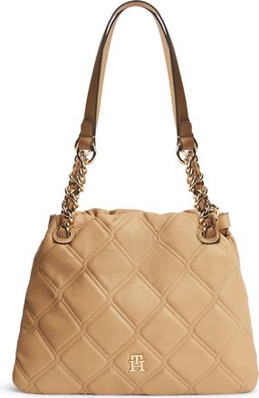 Tommy Hilfiger Shopper TH Monogram Quilted Tote