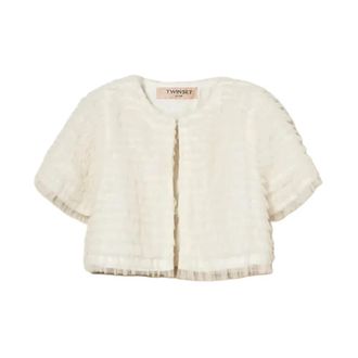 Twinset Jackets - - Knitwear - Damen - Wei&szlig; - L
