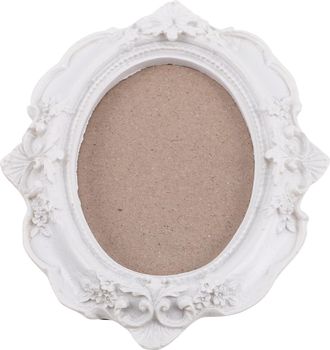 Valiclud Vintage Bilderrahmen zum Aufh&auml;ngen Antike Ovale Wanddeko mit 3D Design Wei&szlig;er Retro Fotorahmen f&uuml;r Mehrfachfoto Wandgestaltung