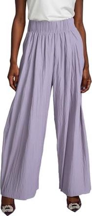 Generic Pantalon large en coton et lin pour femme, pantalon baggy en coton et lin pour femme, pantalon l&eacute;ger et confortable, pantalon palazzo &agrave; enfiler, coupe