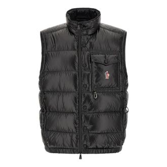 Moncler Homme, Vestes, Noir, Taille: XL Uychi Quilted Vest