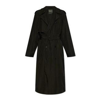 Balenciaga Trenchcoat mit G&uuml;rtel - - Coats - Herren - Schwarzk - M
