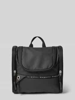 Bugatti Kulturtasche mit Label-Details Modell Blanc Delight