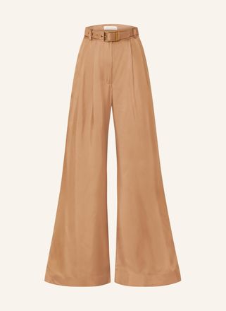 Zimmermann Seidenhose braun