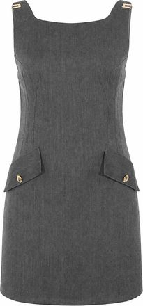 Elisabetta Franchi Robe Courte - Gris