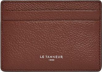 Le Tanneur Porte cartes Emile en cuir grain&eacute;