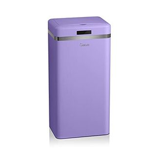 SWAN SWKA4500PURN Retro-M&uuml;lleimer, quadratisch, 45 l, Violett, Einheitsgr&ouml;&szlig;e