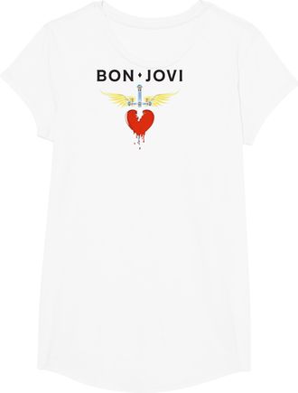 Bon Jovi Offizieller Bon Jovi Herzdolch T-Shirt