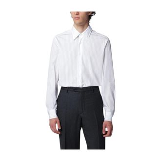 Lardini Camicia Ricerca - - Shirts - Herren - Wei&szlig; - XL