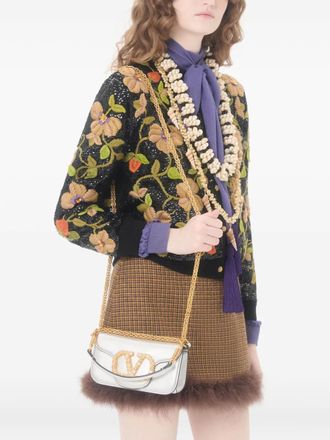 Valentino Garavani petit sac &agrave; main Loc&ograve; - Argent