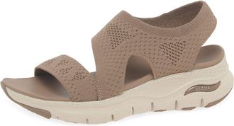 Skechers Damen Arch Fit Brightest Day Fu&szlig;gew&ouml;lbe-Passform f&uuml;r den hellsten Tag, Mocha Knit, 39 EU