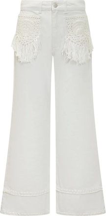 Farm Rio Farm Rio, Femme, Jeans, Blanc, Taille: W30 Pantalon en serg&eacute;