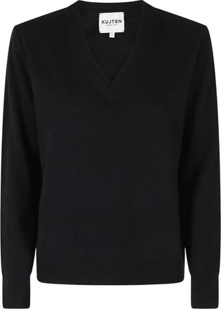 Kujten Kujten, Damen, Strickwaren, Schwarzk, MGr&ouml;&szlig;e