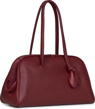 Jacquemus The Turismo Bowling Bag - Burgundy