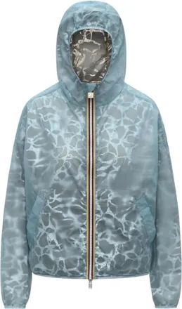 K-Way Femme, Vestes, Bleu, Taille: 36 FR Veste Laurette