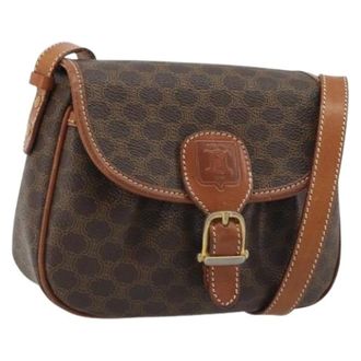 Celine Pre-owned Vintage Canvas Crossbody Bag - Femme - Pre-owned - Brun - Taille: ONE Size