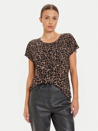 Only T-Shirt 15344399 Braun Regular Fit