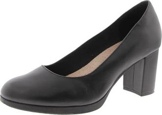 Clarks Escarpins Bayla Skip pour Femme, Cuir Noir, 38.5 EU