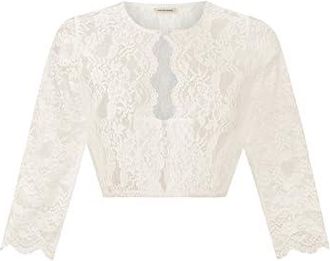 Stockerpoint Dirndlbluse Smilla Blouse, Ivoire, 40 Femmes