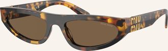 Miu Miu Sonnenbrille Mu 07zs braun