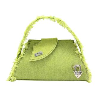 GCDS Gcds, Femme, Sacs, Vert, Taille: ONE Size Comma Handbag